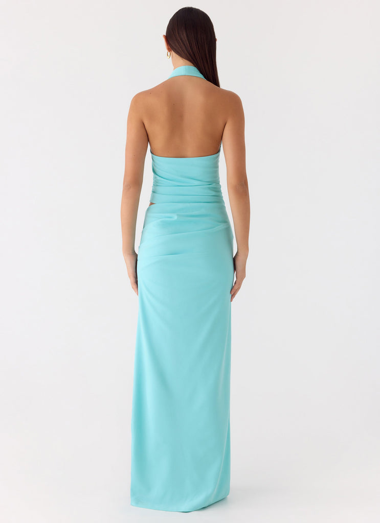 Almost Love Maxi Dress - Aqua – Peppermayo UK