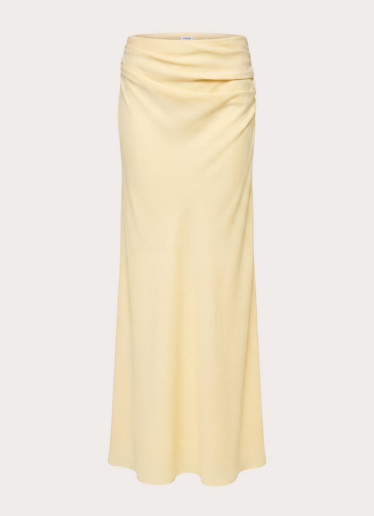 Belle Chime Maxi Skirt - Baby Yellow – Peppermayo UK