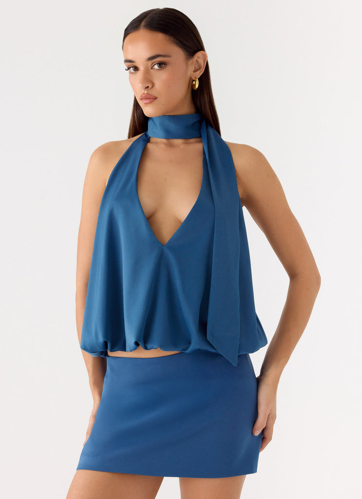 Celestin Top - Washed Navy – Peppermayo UK