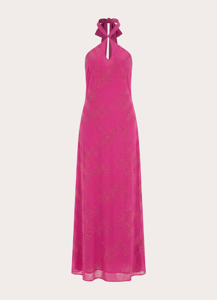 Cliffs Edge Maxi Dress - Berry Kiss – Peppermayo UK