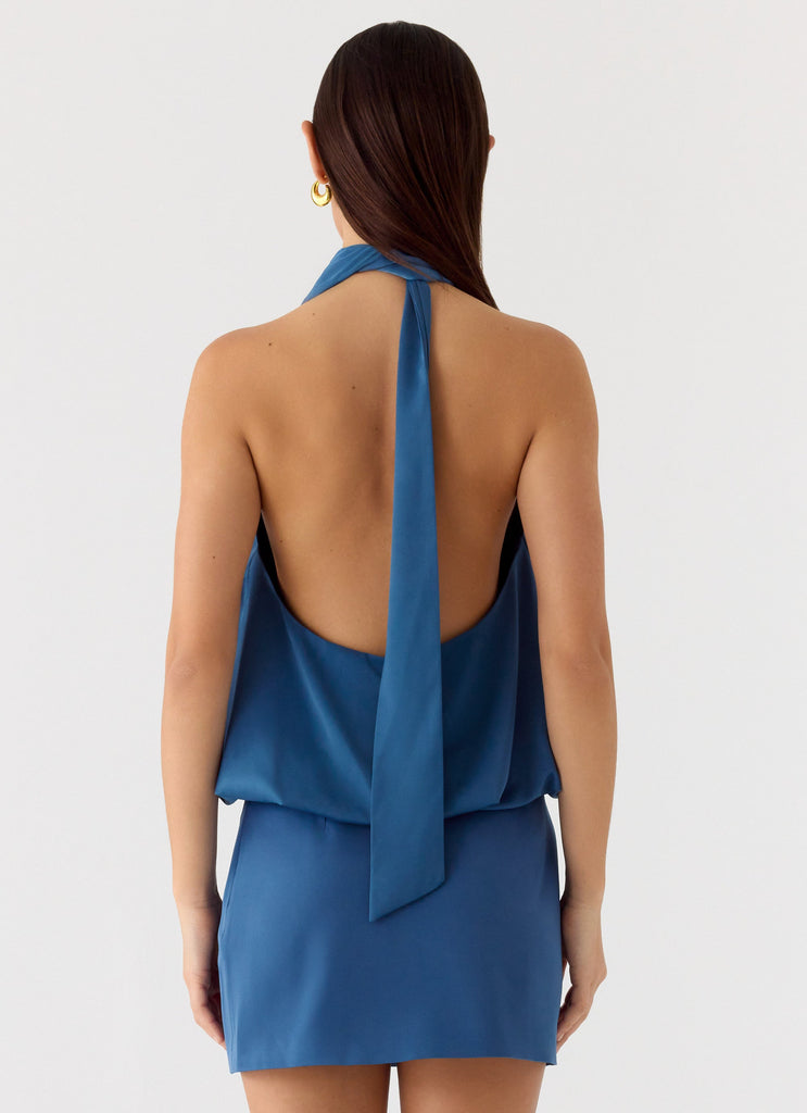 Do It Again Mini Skirt - Washed Navy – Peppermayo UK