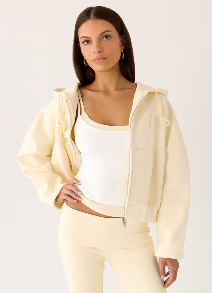 Elio Zip Hoodie - Baby Yellow – Peppermayo UK