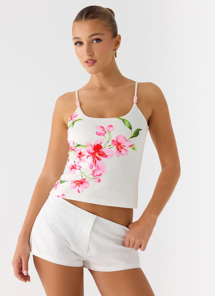 Garrix Bead Cami Top - Petal Reef – Peppermayo UK