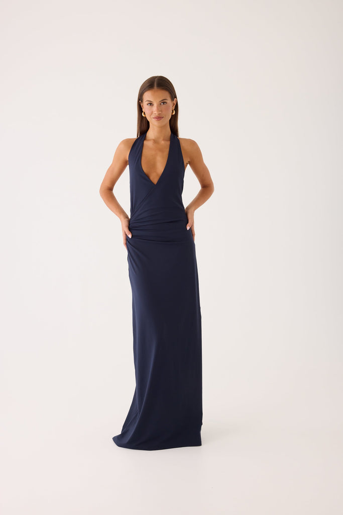 Good Riddance Maxi Dress - Deep Ocean – Peppermayo UK