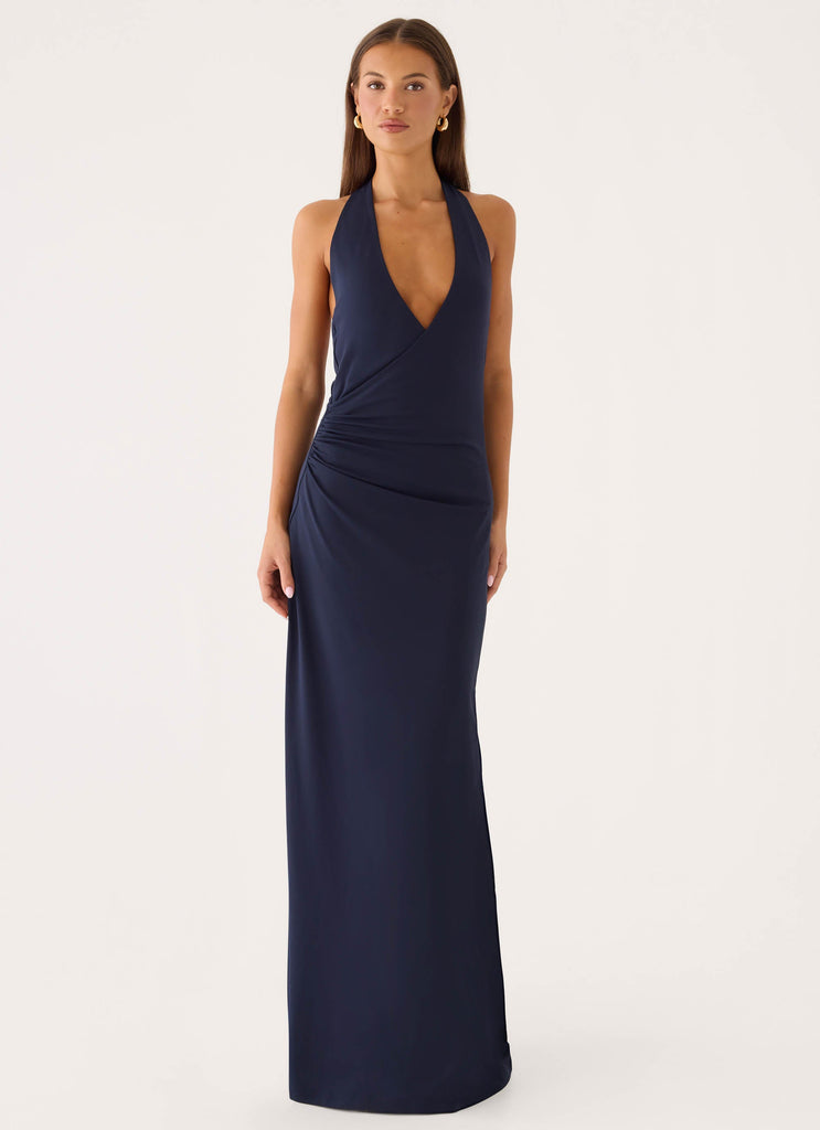 Good Riddance Maxi Dress - Deep Ocean – Peppermayo UK
