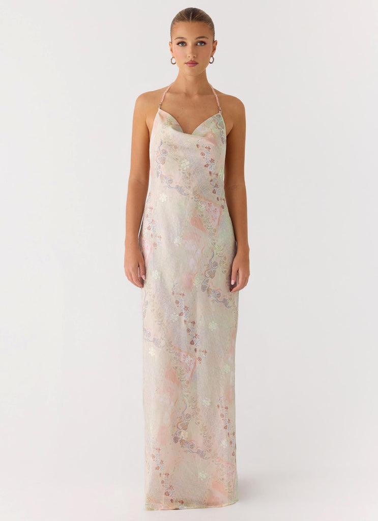 In The Sky Maxi Dress - Mystic Paisley – Peppermayo UK
