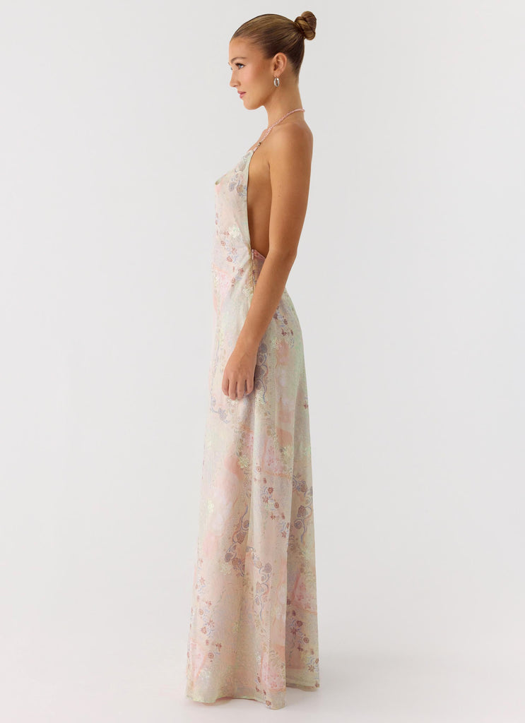 In The Sky Maxi Dress - Mystic Paisley – Peppermayo UK