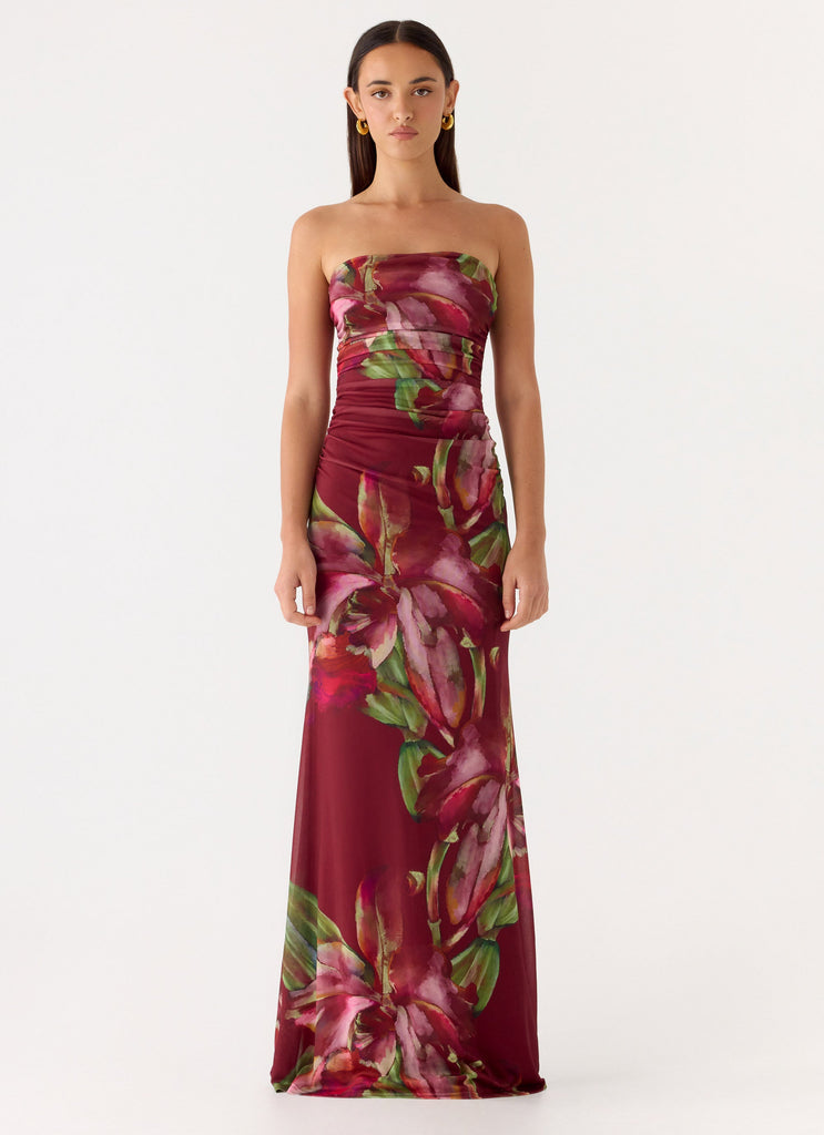Iroha Strapless Maxi Dress - Cuba Cuba – Peppermayo UK