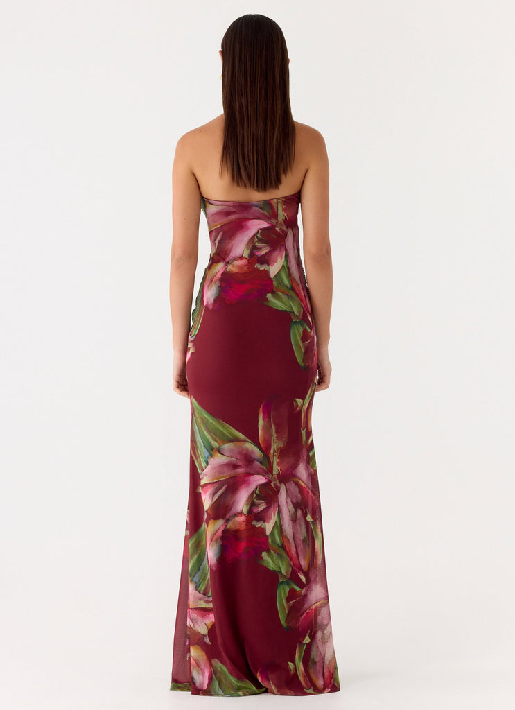 Iroha Strapless Maxi Dress - Cuba Cuba – Peppermayo UK