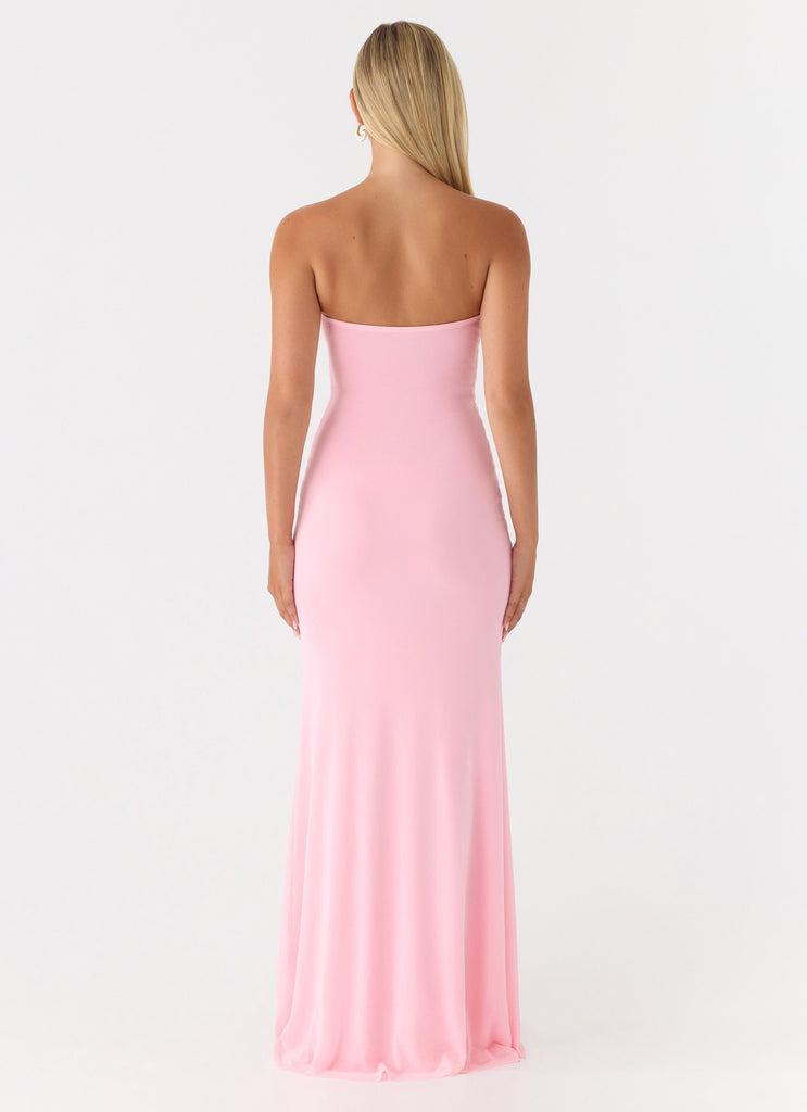 Iroha Strapless Maxi Dress - Pink – Peppermayo UK