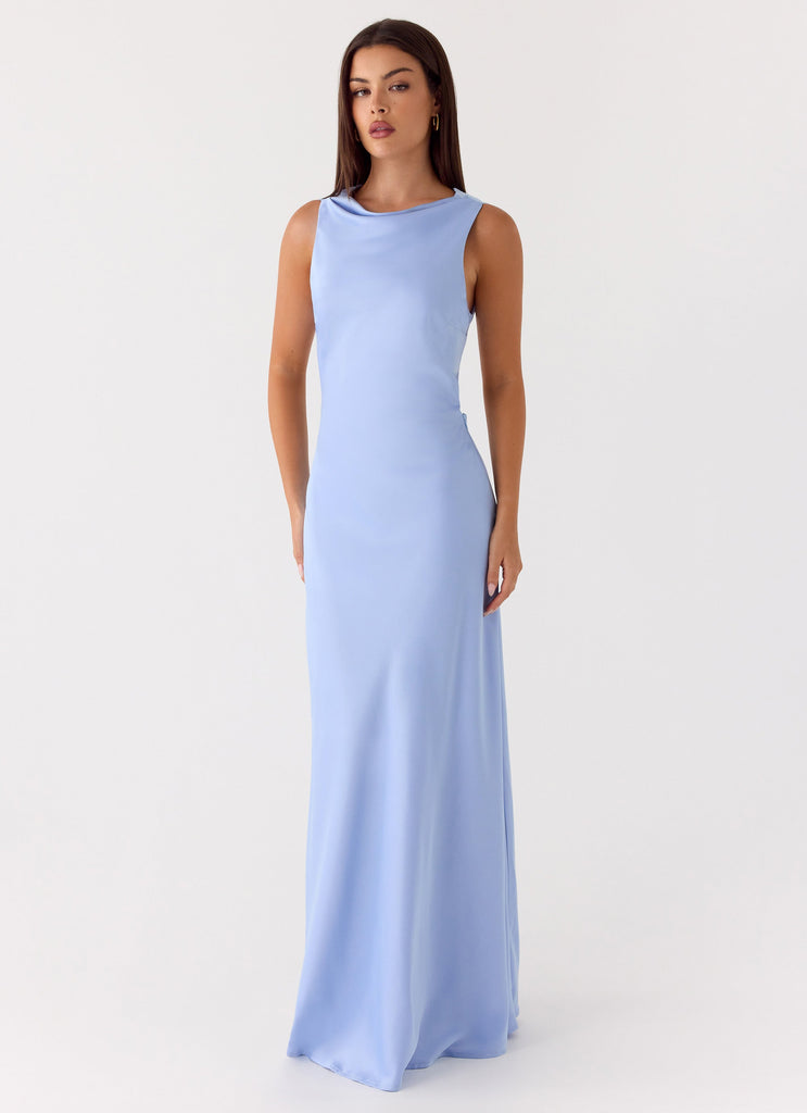 Kaiden Maxi Dress - Blue – Peppermayo UK
