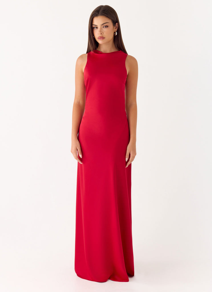 Kaiden Maxi Dress - Red – Peppermayo UK