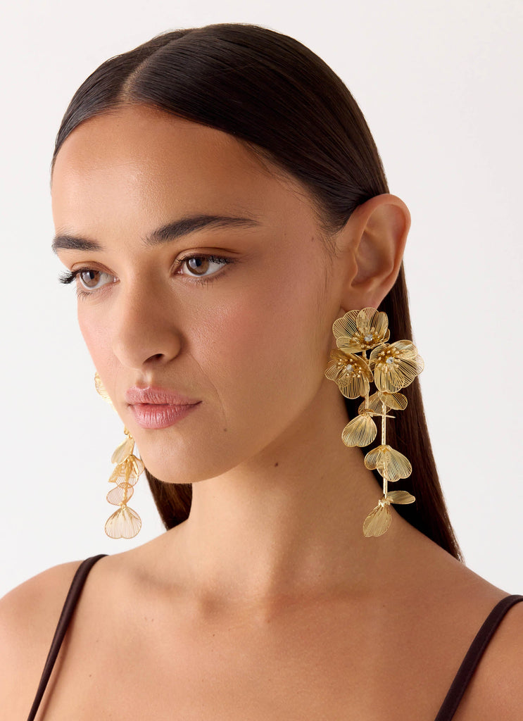Lumiere Earrings - Gold – Peppermayo UK