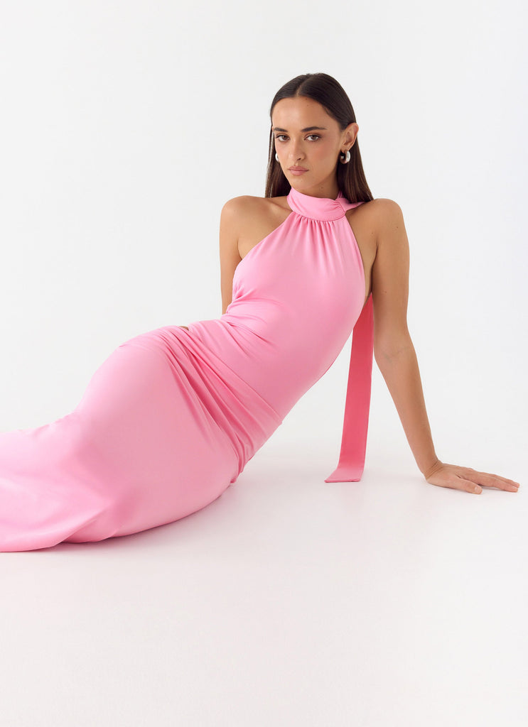 On My Way Bodysuit Maxi Dress - Pink – Peppermayo UK