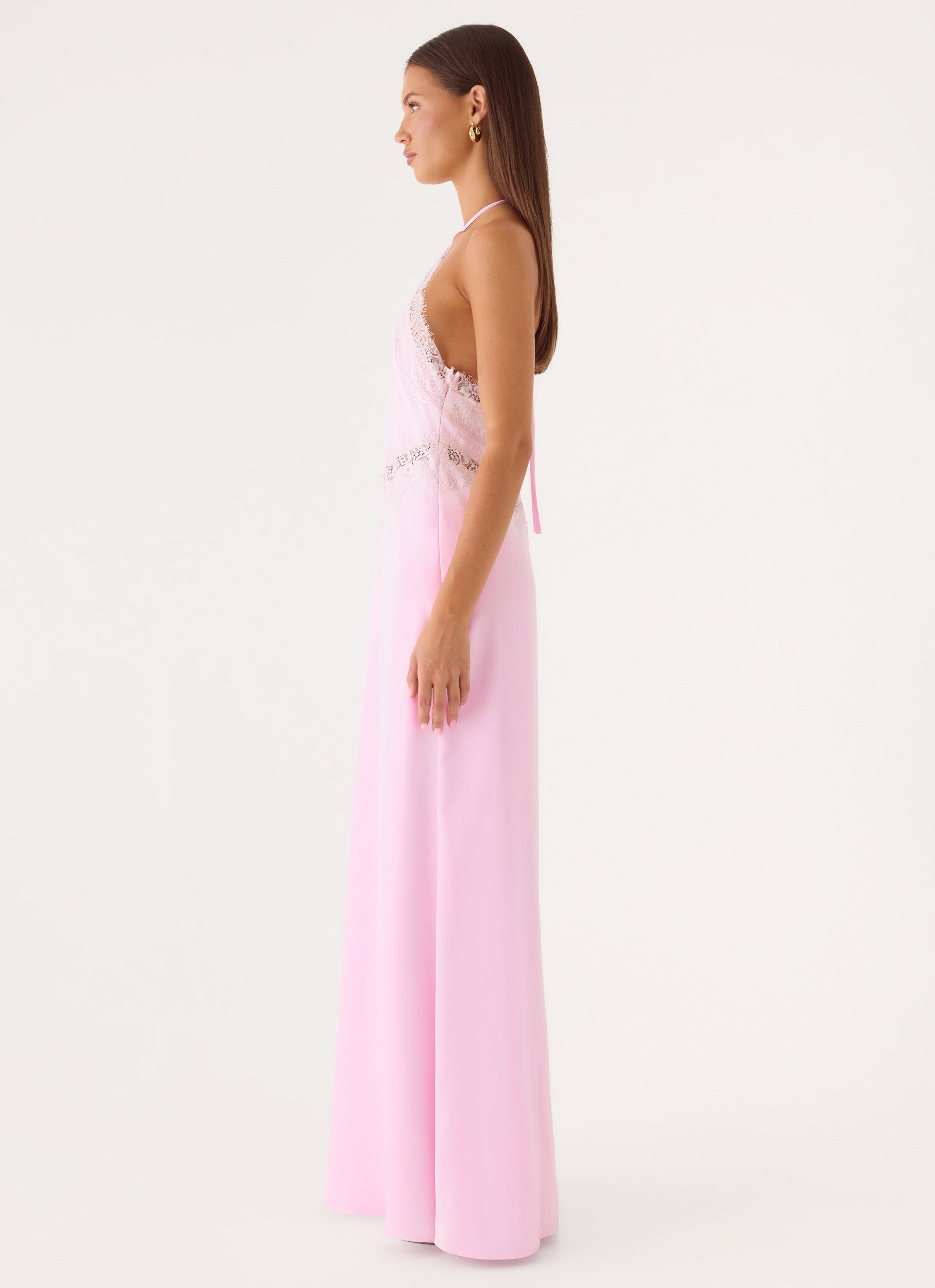 Orvian Maxi Dress - Pink – Peppermayo UK