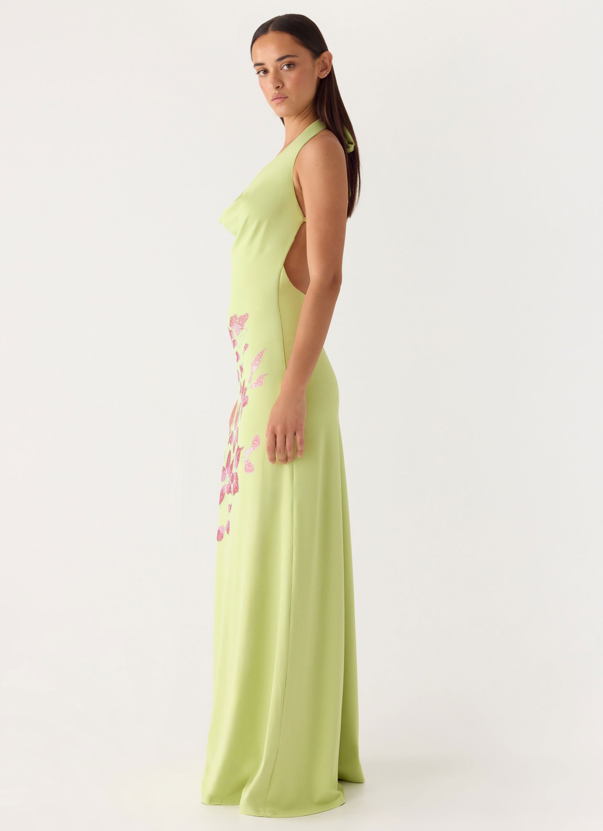 Quaresma Embellished Maxi Dress - Lime – Peppermayo UK