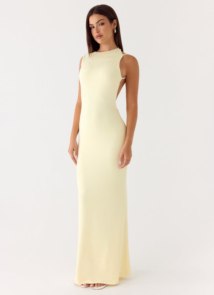 Reece Maxi Dress - Yellow – Peppermayo UK
