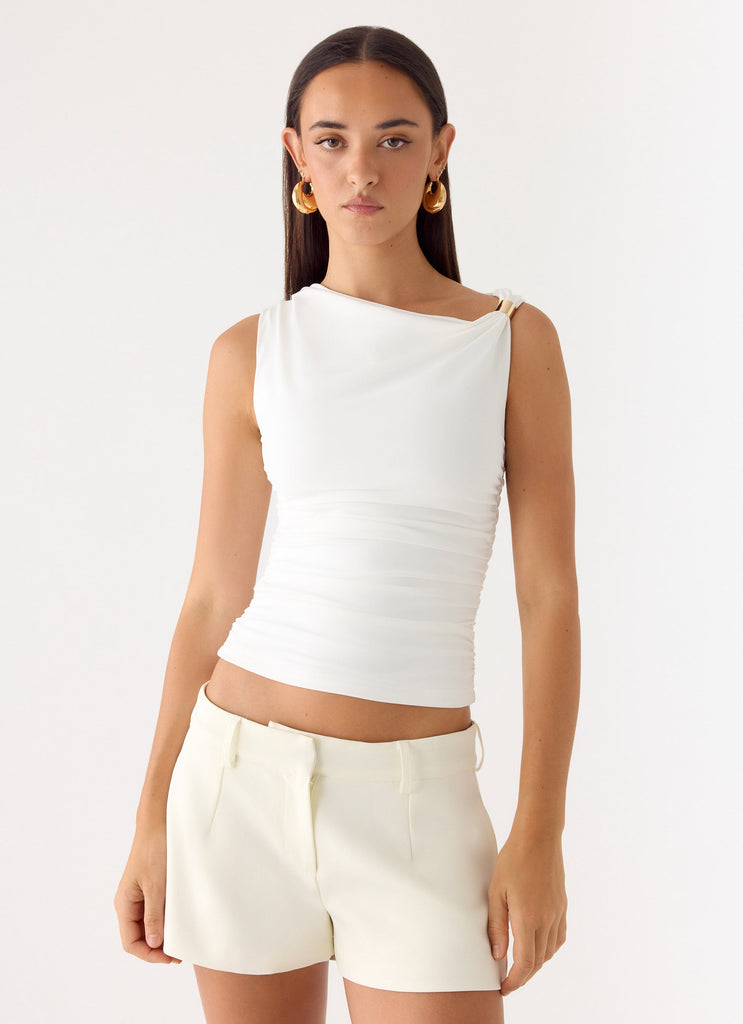 Short Notice Top - White – Peppermayo UK