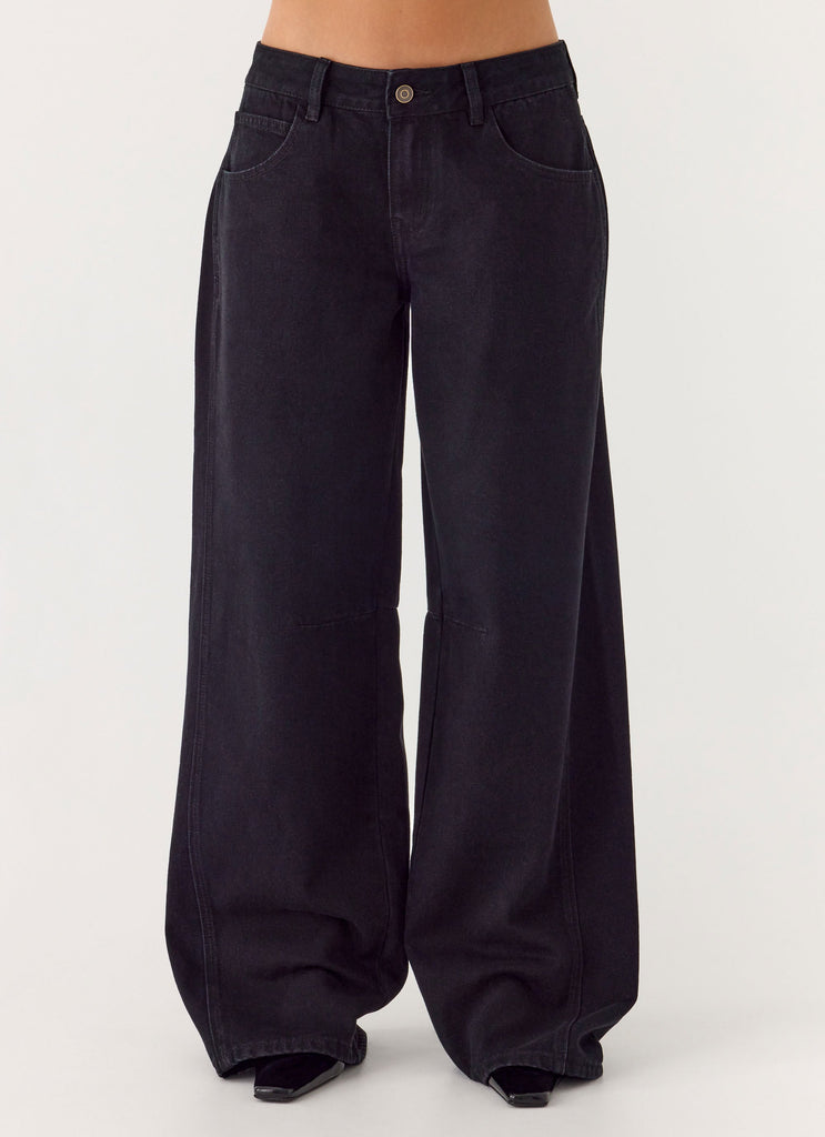 Waylon Low Rise Jeans - Black – Peppermayo UK